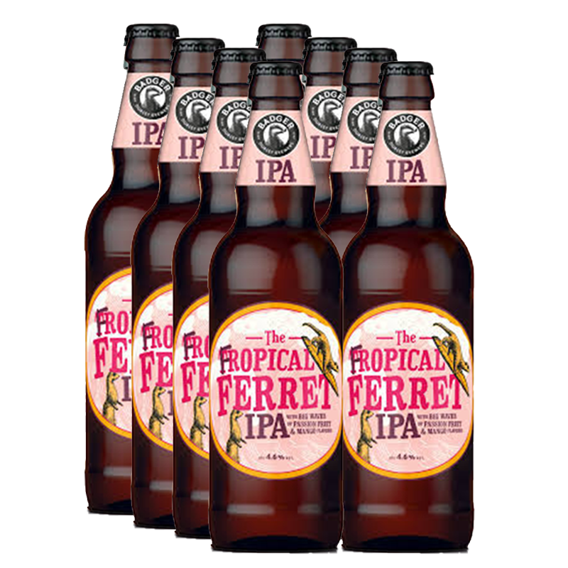 Badger Fropical Ferret IPA 500ml - 8 Pack – Union Jack's Alcohol