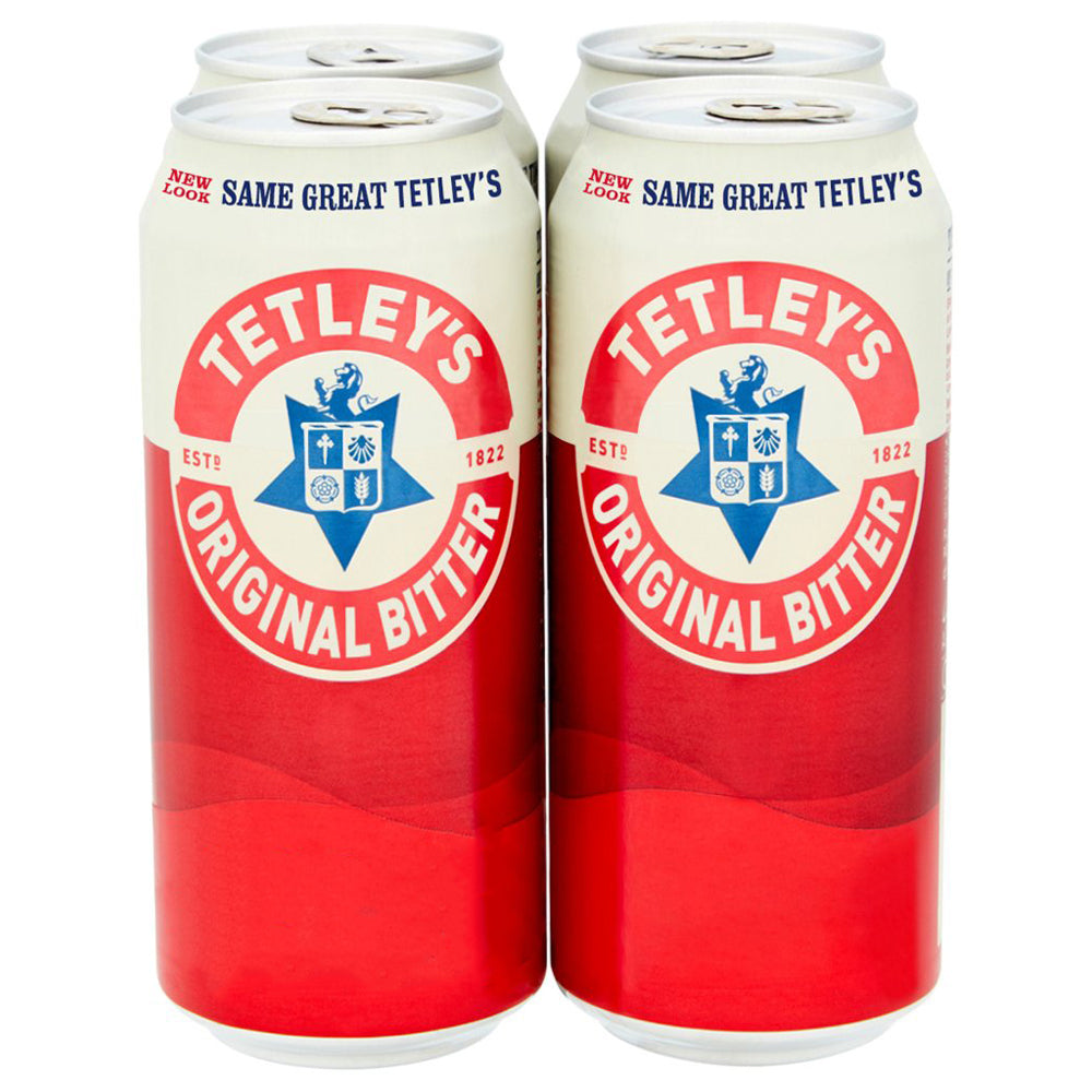 Tetleys Original Bitter Can 440ml - 4 Pack – Union Jack's Alcohol