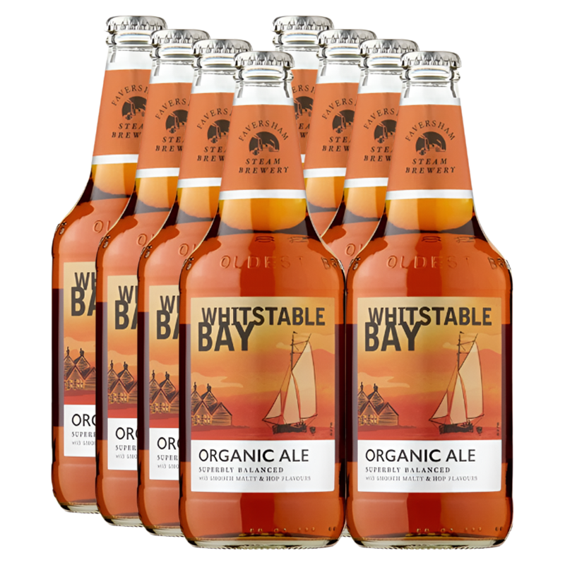 Shepherd Neame Whitstable Bay Organic Ale 500ml - 8 Pack – Union Jack's ...