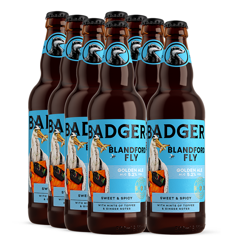 Badger The Blandford Fly Golden Ale 500ml - 8 Pack – Union Jack's Alcohol