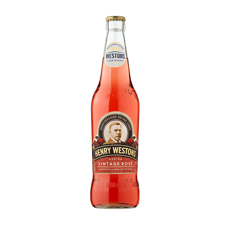 Henry Westons Vintage Rosé Dry Cider 500ml – Union Jack's Alcohol